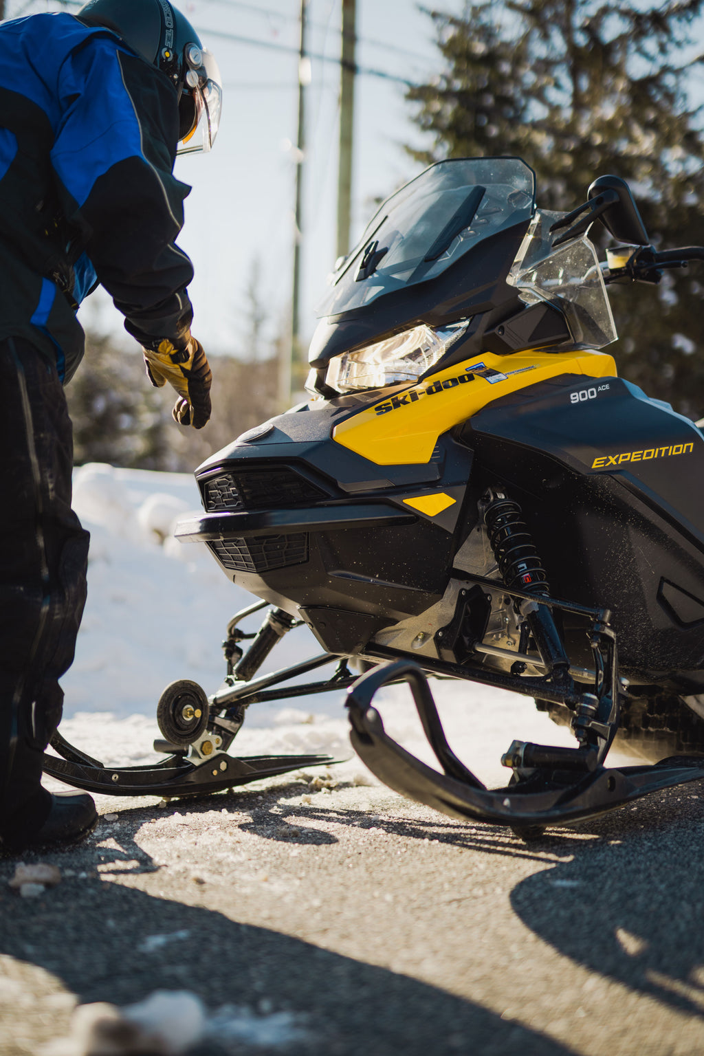 RollerSki retractable wheels for Ski-Doo snowmobiles | Qualipieces